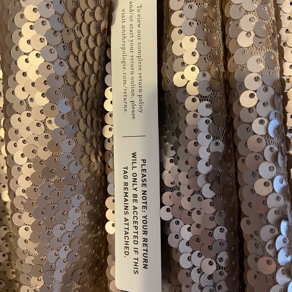 Anthropologie | Dresses | Anthro Mare Mare Gold Sequin Dress | Poshmark